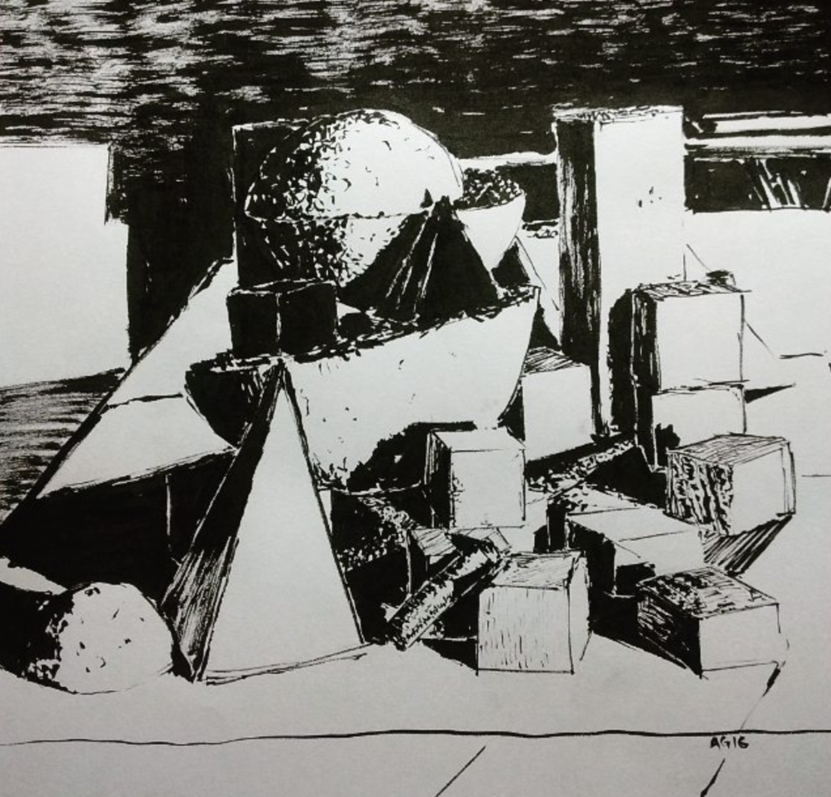Fundamentos del dibujo I: dibujo descriptivo - Talleres Liebre Lunar